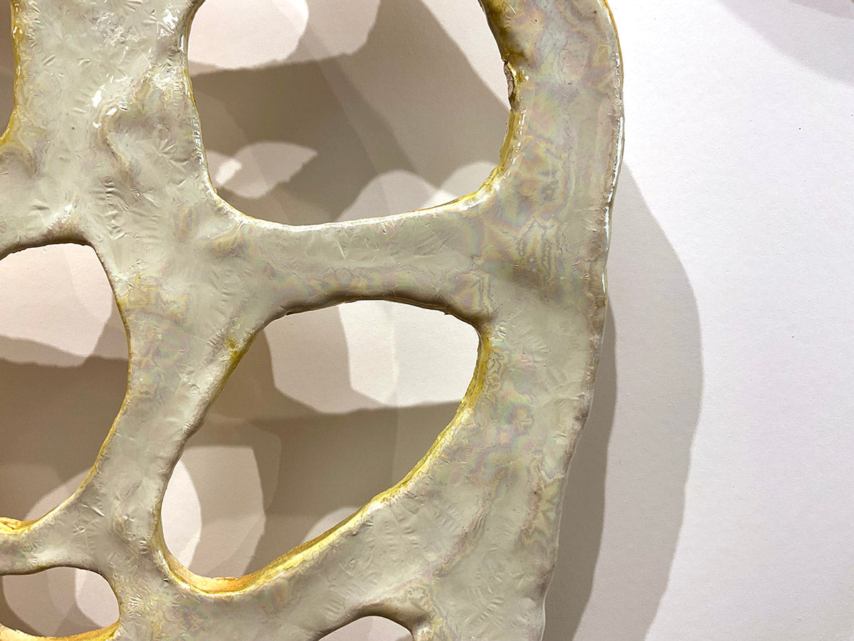 ECHOES OF THE LOTUS, Ceramic Installation, 9'Wx4'H – Maxson Art